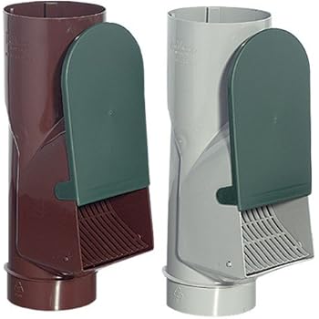 Fallrohr-Laubabscheider grau: Amazon.de: Garten