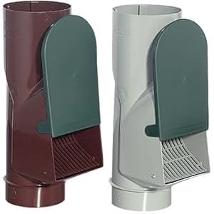 Fallrohr-Laubabscheider grau: Amazon.de: Garten