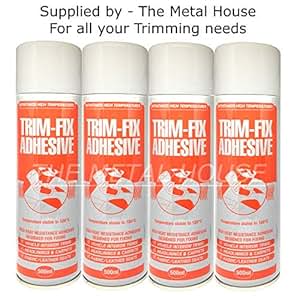 Trimfix Adhesive 500ml Can High Temperature 140 Degree Spray Glue For ...