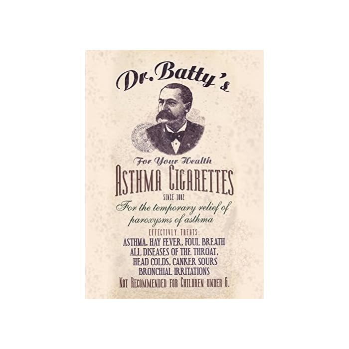 Buy Vintage Tobacco, Cigarettes and Cigars 'Dr Batty's Asthma ...