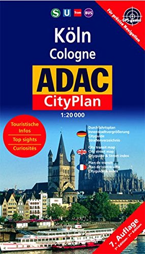 ADAC Stadtpläne, Köln, Cityplan: Durchfahrtsplan ...