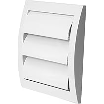 3 In Louvered Vent Cover Set Of 4 Gravity Louvre Air Vent Covers - For ...