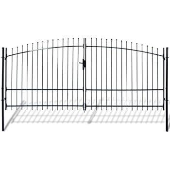 Manor Arched Ball Top Driveway Gates 3658mm (12ft) GAP x 1220mm High ...