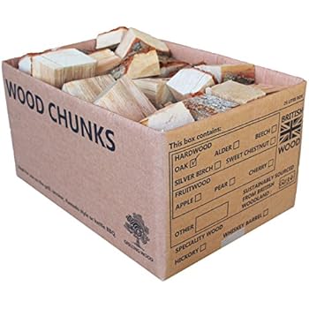 BBQ Smoking Oak Wood Chunks: Amazon.co.uk: Garden & Outdoors