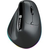Amazon.in: Buy Portronics Toad Ergo 3 Ergonomic Wireless Mouse with RGB ...