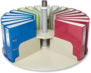 Rotadex Platfile Filing Platform Circular for 24 Lever Arch Files Dove ...
