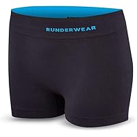 Runderwear Women's Anti-Chafing Shorts - Seamless, Chafe-Free Running ...