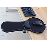 Premium Adjustable Computer Wrist Rest Armrest - Desk and Chair Dual ...