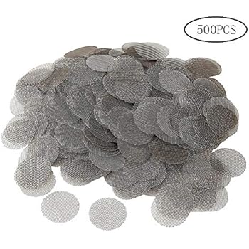 TUPARKA 200 Pcs 15 mm Stainless Steel Pipe Screen Filters Screens Pipe ...