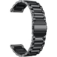 Techmount 20MM Smartwatch Strap Ultra Luxury Stainless Steel Black ...