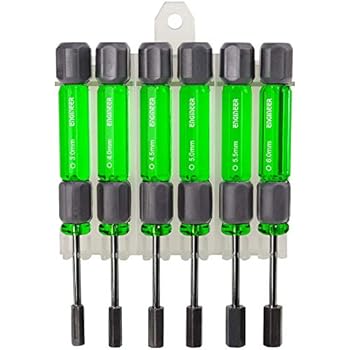 6pc metric nut driver set in small sizes (mini hex nut spinners ...