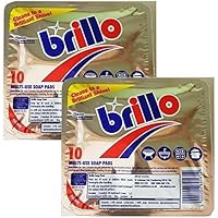 Brillo Multi-Use Soap Pads 10pcs (Pack of 3) | Heavy-Duty Scrubbing ...