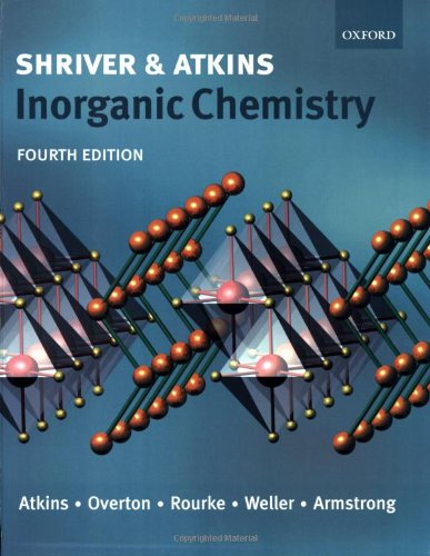 Inorganic Chemistry: Amazon.co.uk: Atkins, Peter, Overton, Tina, Rourke ...