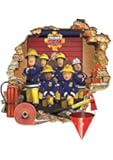Fireman SAM Wall Stickers Kids Bedroom Boys Girls Wall Art Mural ...