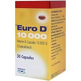 EURO PHARMA D-Forte 50000 Iu Vitamin D2,12 Capsules: Buy Online at Best ...