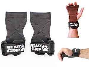 BEAR GRIP® - Multi Grip Straps/Hooks, Premium Heavy duty weight lifting ...