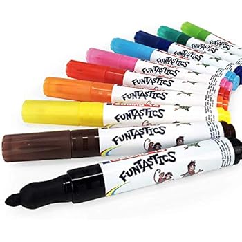 Berol Felt Tip Colouring Markers, Bullet Point (2.0 mm), Washable ...