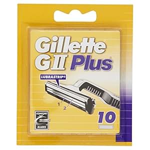 Gillette GII Plus Razor Blades, 10 Refills: Amazon.co.uk: Health ...