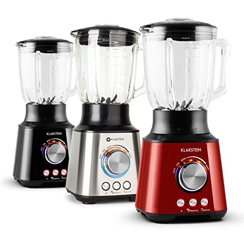 Klarstein Herakles Edelstahl Standmixer Glas Küchen Mixer mit LED ...