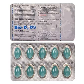 Bio-D3 DS - Strip of 10 Capsules : Amazon.in: Health & Personal Care