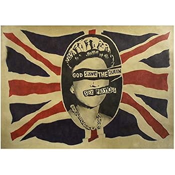 SEX PISTOLS - GOD SAVE THE QUEEN promo poster PUNK queen elizabeth II ...