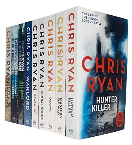 Chris Ryan Collection 9 Books Set (Hunter Killer, Masters of War, Osama ...