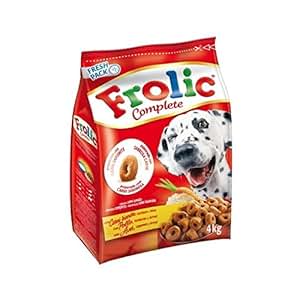 Croquettes semi-humides Frolic au poulet pour chiens adultes 4 kg ...