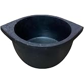Buy Zishta Handmade Natural Cookware Soapstone Kadhai/Kal Chatti | Open ...