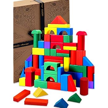 Jaques of London Wooden Building Blocks for Kids Building Blocks ...
