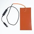 RANRAO 12V 100W Silicone Heating Pad, Flexible Silicone Rubber Heater ...