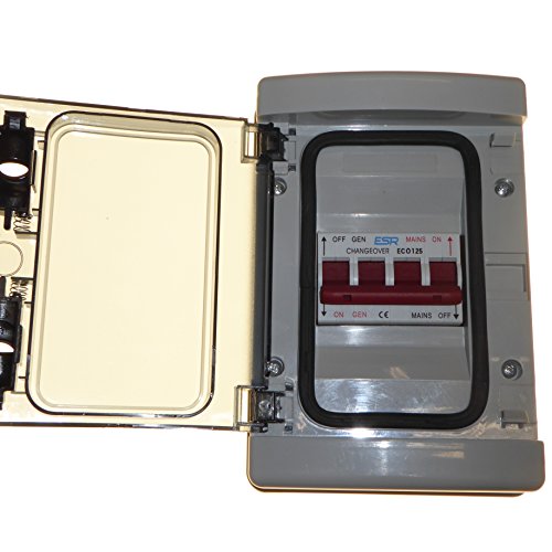 ESR 125 Amp 240V Generator Changeover Transfer Switch in IP65 ...