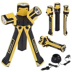 Powerplus Rechargeable 3 in 1 LED Detachable Tripod Torch Flashight ...