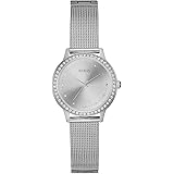Guess Damen Analog Quarz Uhr mit Edelstahl Armband W0933L1 : Guess ...