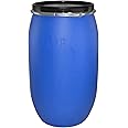220 Litre Plastic Blue Open Barrel with Lid & Ring UN Approved Food ...
