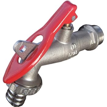 Lockshield 1/2" Hose Union Bib Tap Outside Garden Tap secure against ...