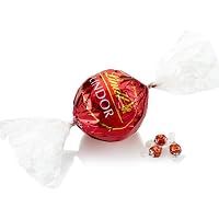 Lindt Lindor Milk Chocolate Maxi Ball | Large (Approx 40 Truffles) 500 ...