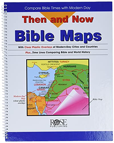 Then & Now Bible Map Book: Compare Bible Times with Modern Day : Not ...