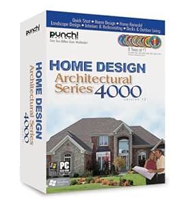 Punch! Home Design Architectural Series 4000 V12 [Old Version] : Amazon ...