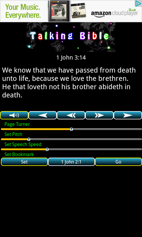 Free Talking Bible - 1 John : Amazon.co.uk: Apps & Games
