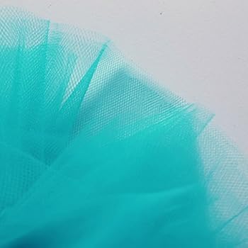 Stardust Tulle Netting Fabric - Turquoise Blue - per metre: Amazon.co ...