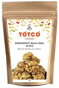 Groundnut Balls Big(10 per Pack)| TOTCO Foods| South Indian Quality ...