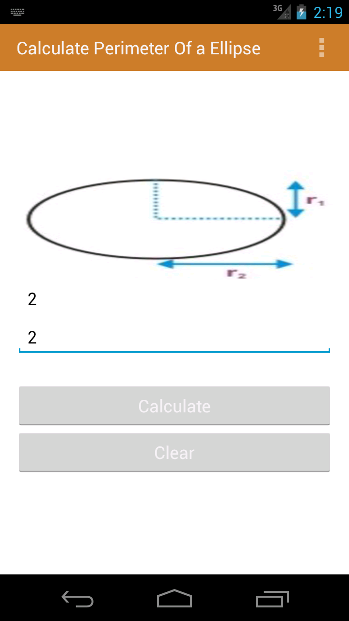 Calculate Perimeter Of a Ellipse : Amazon.co.uk: Apps & Games
