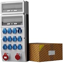 Baustromverteiler 16a Fertige Cee Verteiler Wandverteiler Baustromverteiler 1x32A CEE / 1x16A ...