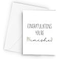 BWW Print - Congrats You're PHinisheD - PHD A5 Card, A5, 350gsm ...