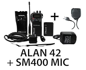 MIDLAND ALAN 42 MULTI HANDHELD CB TRANSCEIVER RADIO WITH ACCESSORIES ...