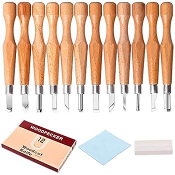 Power Grip Carving Chisels Sets, Five Piece Set by MIKISYO (Japan ...