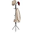 Youyijia Coat Rack Stand Cloak Rack Metal Hanger with 12 Hooks Clothes ...