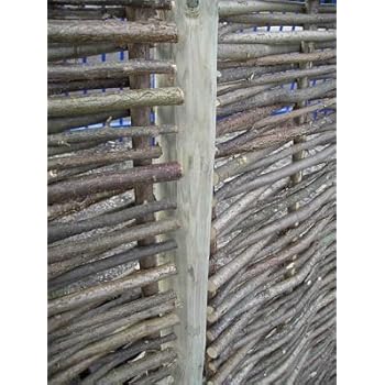 Fence Post for Hazel and Willow Hurdle Fence Panels - 5ft 6'' (Pack of ...