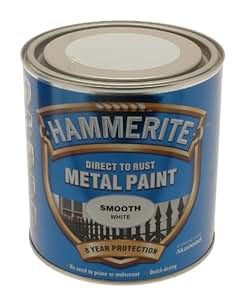 Hammerite HAM6720201 250ml Metal Paint - Smooth White: Amazon.co.uk ...