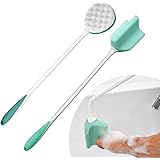 Helping Hand Long Handled Toe and Foot Scrubber Sponge. Bendable Bath ...